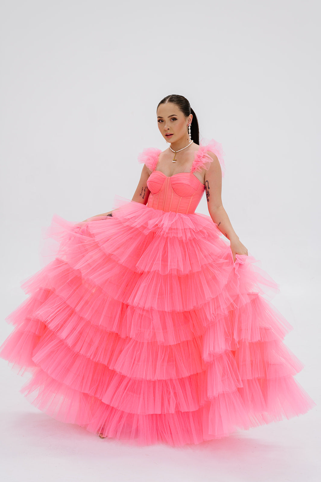 Kelly Gown - Pink (Pre-order) | Ava Gowns
