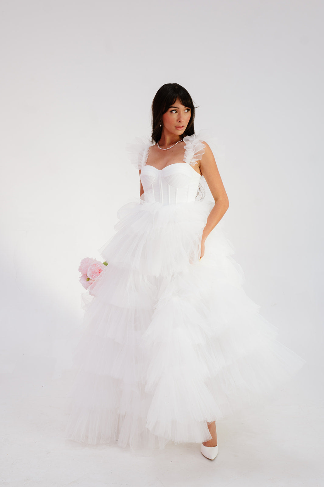 Kelly Gown - White (Pre-order) | Ava Gowns